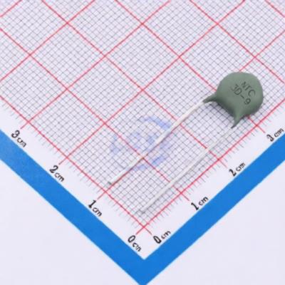 China Temperature sensor DGCX NTC3D-9SBF20G with nominal resistance 3 ohms and green silicon resin coating for sale