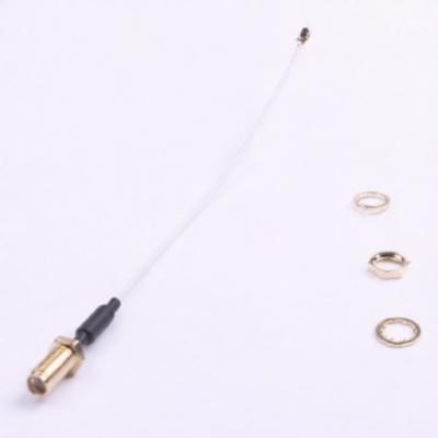 China HJ Tech HJ IPEX1 SMA RG1 13 130mm cable assembly suitable for specialized communication applications for sale