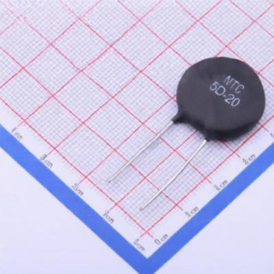 China NTC Thermistor Hongzhi Elec 5D-20 with Modified Phenolic Resin Encapsulation and CP Wire Lead Material for sale