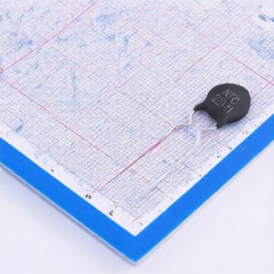 China Temperature sensor thermistor KNSCHA 206RV193 featuring phenolic aldehyde wrapper and black coating for sale