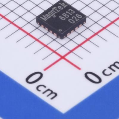 China Magnetic angle sensor Magn Tek MT6813QT-PAD with 14 bit core resolution and user programmable output interfaces for sale
