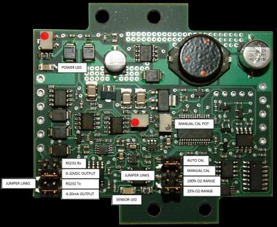 China oxygen measurement device MICROCHIP OXY-FLEX-0-H with externally triggered calibration and output stabilization for sale