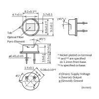China Pyroelectric Sensor muRata IRA-S200ST01A01 Featuring Standard Packaging and Robust EMC Performance for sale