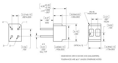 China Infrared LED Reflective Object Sensor OPTEK OPB606C Non Contact Detection for Machine and Assembly Line for sale