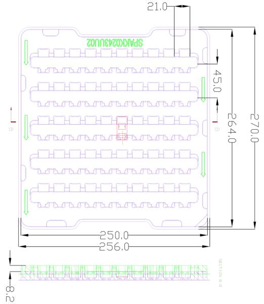 Quality Indoor volatile organic compound sensor SHARP A1DU5P2CP005B with UART 9600 baud rate and I2C support for sale