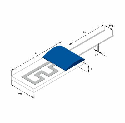 China Temperature Sensor Model YAGEO 32207587 Pt1000 F 01 Class with AgPd Lead Wires and Soft Soldering Technology for sale