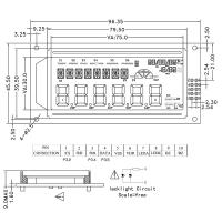 China Electric Meter Segment LCD Display Driver IC HT1622 Multi Function for sale