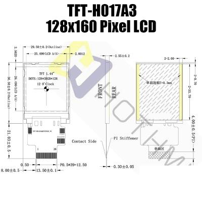 Cina Il modulo LCD a 1,44 pollici TFT dell'esposizione visualizza il monitor a colori di 128x160 Tft in vendita