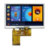 China 4.3 Inch TFT LCD Display Module | Resistive Touchscreen With ST7262 Controller for sale