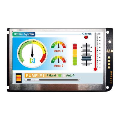 China 4.3 Inch UART TFT MODULE TFT LCD 480x272 Display PANEL WITH LCD CONTROLLER BOARD for sale