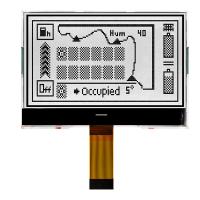 China 128x64 COG LCD Graphics Display Module ST7567 Controller With White Light for sale