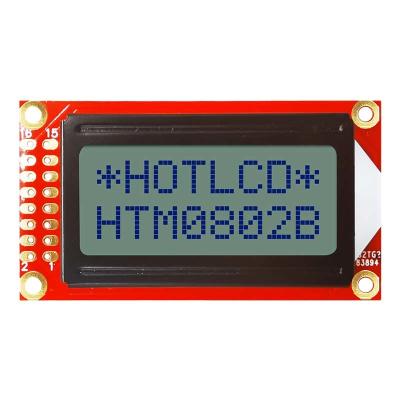 Cina 8X2 carattere MONO LCD Display. STN + Modulo di visualizzazione LCD di carattere grigio Sfondo con retro giallo/verde Modulo di visualizzazione LCD Arduino modulo di visualizzazione LCD grafico modulo di visualizzazione LCD modulo di visualizzazione LCD piccolo in vendita