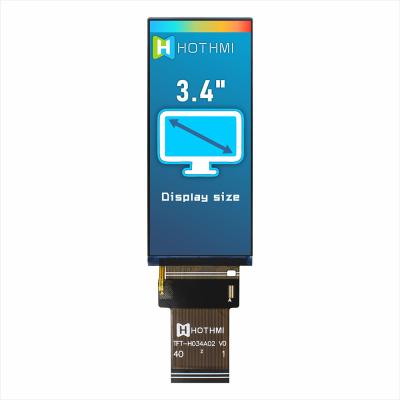 China 3.4 Zoll Farb-FT-LCD/ST7701S-Controller/412x960 Auflösung/RGB-Schnittstelle/FPC-Plug-in/STM32/RK zu verkaufen