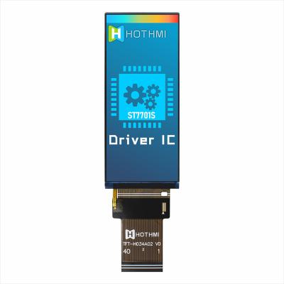 China 3.4 Zoll Farb-FT-LCD/ST7701S-Controller/412x960 Auflösung/RGB-Schnittstelle/FPC-Plug-in/STM32/RK zu verkaufen