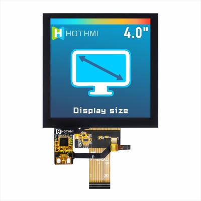 China 4.0 Zoll quadratische TFT-LCD-Modul-Anzeige 720X720px HD/ST7701S/LVDS-Schnittstelle/IPS/mit kapazitivem Touchscreen zu verkaufen
