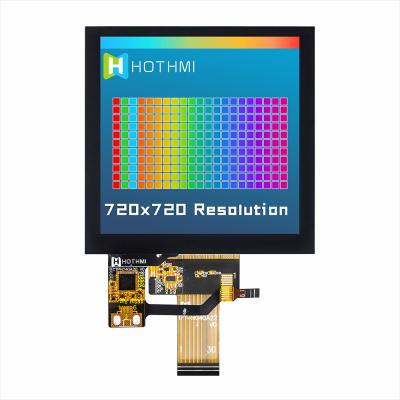 China 4.0 Zoll quadratische TFT-LCD-Modul-Anzeige 720X720px HD/ST7701S/LVDS-Schnittstelle/IPS/mit kapazitivem Touchscreen zu verkaufen