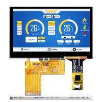 China 4.3-inch TFT LCD display module 800x480 dot matrix  capacitive touch for sale
