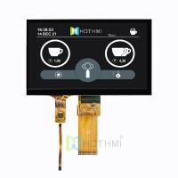 China 7 inch Sunlight Readable TN TFT LCD Display with Capacitive Touch Screen, RGB Interface for sale