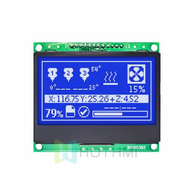 China 3.0 pulgadas LCD 128x64 pantalla gráfica LCD azul STN pantalla negativa luz de fondo blanca ST7565R SPI arduino en venta