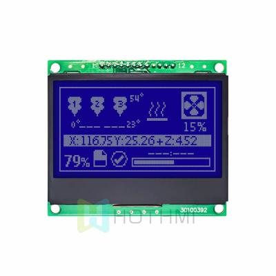 China 3.0 pulgadas LCD 128x64 pantalla gráfica LCD azul STN pantalla negativa luz de fondo blanca ST7565R SPI arduino en venta