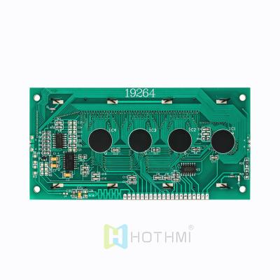 China 4.36 pulgadas 192x64 Módulo gráfico de pantalla de puntos STN + 5.0v Luz de fondo amarillo-verde MCU AIP31108 en venta