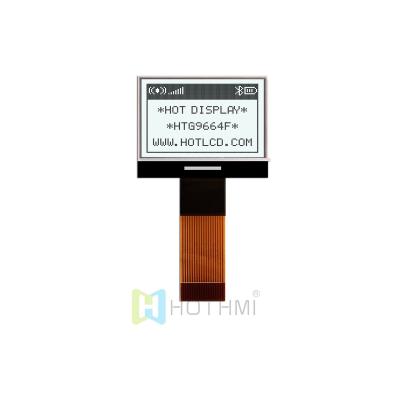 China 96X64 1.1 inch 96X64 Graphic COG LCD | FSTN+ | 3.0V with white backlight | Black text on white background | ST7549 | Arduino for sale