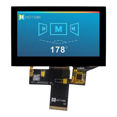 China 4.3 Inch Capacitive Touch Display | 480x272 IPS LCD For Arduino for sale