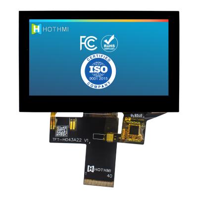 China 4.3 Inch Capacitive Touch Display | 480x272 IPS LCD For Arduino for sale