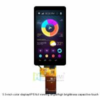 China 5.5 Inch TFT LCD Display | Capacitive Touch Screen MIPI Interface for sale