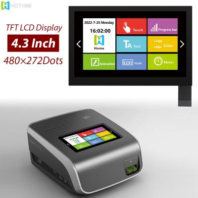 China 4.3 inch TFT Display | 480x272 MCU Capacitive touch Interface TFT Panel | NV3041 for sale