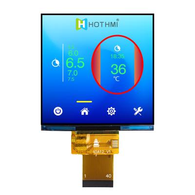 China Square Durable IPS TFT LCD Display 4 Inch 320x320 Dots With IC TFT-H040A12DHIIL4N40 for sale