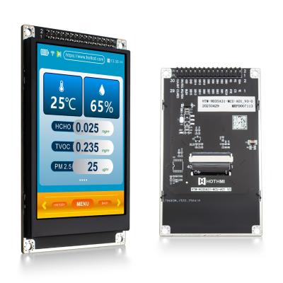 China 5 painel de exposição de série esperto do módulo da tela 800x480 UART TFT LCD da polegada com toque Resistive à venda