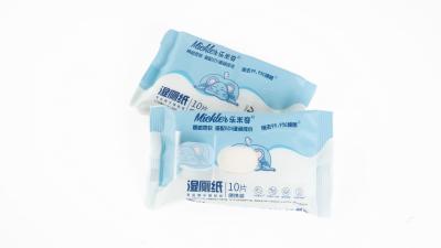 Cina Viaggiare Amichevole Rafrescante Carta igienica bagnata Fibre a base di piante Aloe Vitamina E in vendita