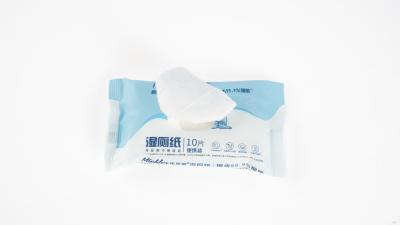 Cina Viaggiare Amichevole Rafrescante Carta igienica bagnata Fibre a base di piante Aloe Vitamina E in vendita