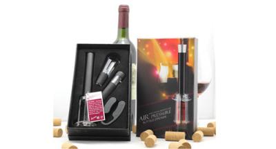 China Air Pressure Pump Wine Opener Gift Set S/4,Electric Corkscrew，wine opener, for sale