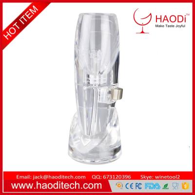 China Wine Aerator Premium Decanter For Wine Lovers With Gift Travel Pouch for sale