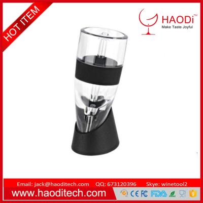China Wine Aerator Genned Wine Diffuser Pourer Decanter With Gift Carrying Pouch Box for sale