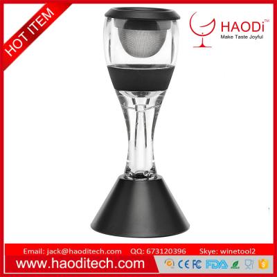 China Perfect Wine Decanter Set Essential Red Wine Aerator Filter Set Bar Tools Gift for sale