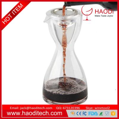 China 2-in-1 Wine Aerating Decanter Aerator Spout and Pourer luxury Gift Box Included for sale