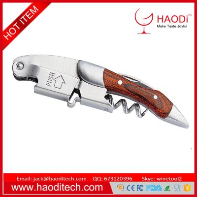 China All In One Waiter's Corkscrew With Wine & Beer Bottle Opener and Foil Cutters for sale