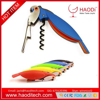 China Fashion Wine Opener Parrot Shape Waiters Corkscrew Bottle Opener Elegant Gifts for sale