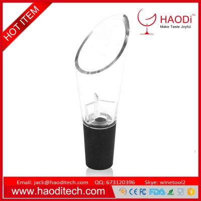 China Wine Aerator Pourer Decanter Premium Wine Decanter Wine Pourer Aerating Spout for sale
