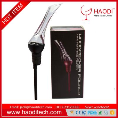 China Wine Aerator Pourer Premium Aerating Pourer Decanter Spout for Wine Gift set for sale