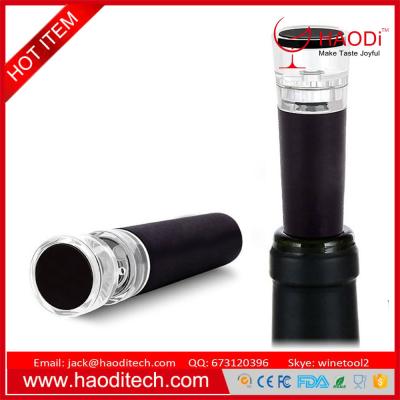 China Reusable Vacuum Wine Beverage Stoppers Aluminum Food Grade Silicone FDA Approved for sale