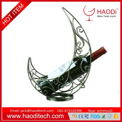 China Moon type hanging cup holders/Rack upside down goblet/Creative wine rack-Bronze for sale