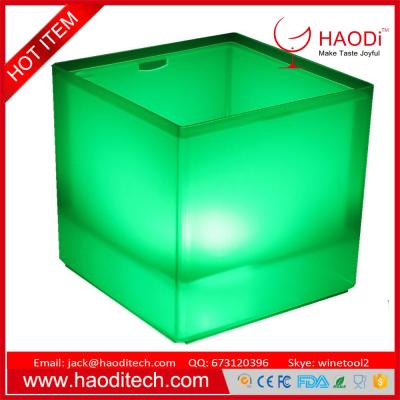 China Rechargeable LED Cordless with Remote Control RGB Color Changing Ice Bucket for sale