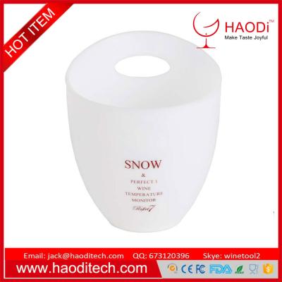 China Thick Acrylic Plastic Ice Bucket Wine Beer Champagne Bowl Ice bucket w Handle for sale