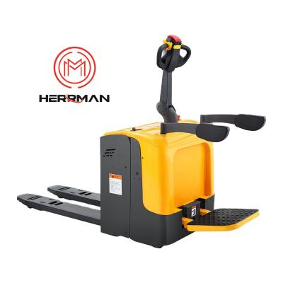 Cina Sensore di velocità del magazzino 2500KG 2,5 Ton Electric Pallet Rider With in vendita