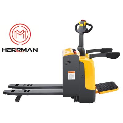 Cina Sensore di velocità del magazzino 2500KG 2,5 Ton Electric Pallet Rider With in vendita