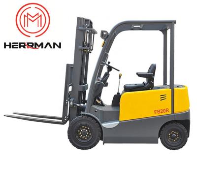 Cina carrello elevatore a pile Tiro del litio solido idraulico di 2500kg 6000mm 48V in vendita